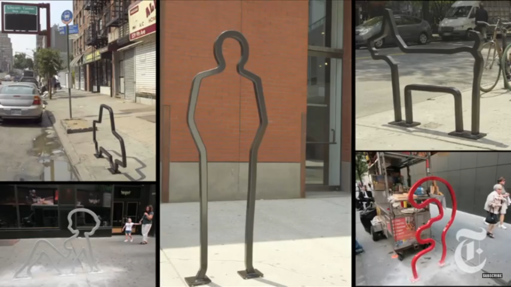 David Byrne (Talking Heads) and His Bicycle – Person versus Automobile